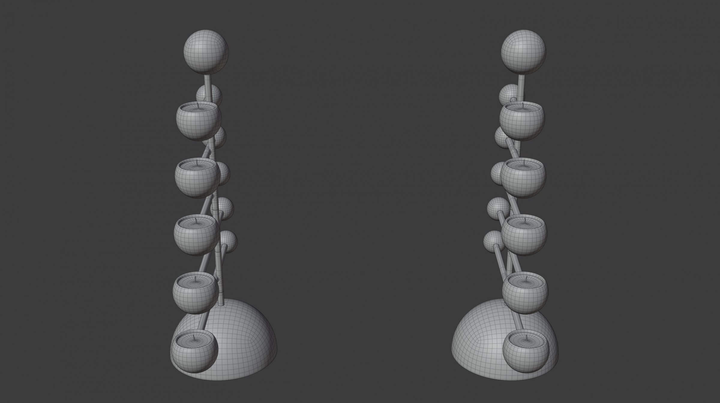 Teluria Candelabra - 3D Model by cagatay_cetin