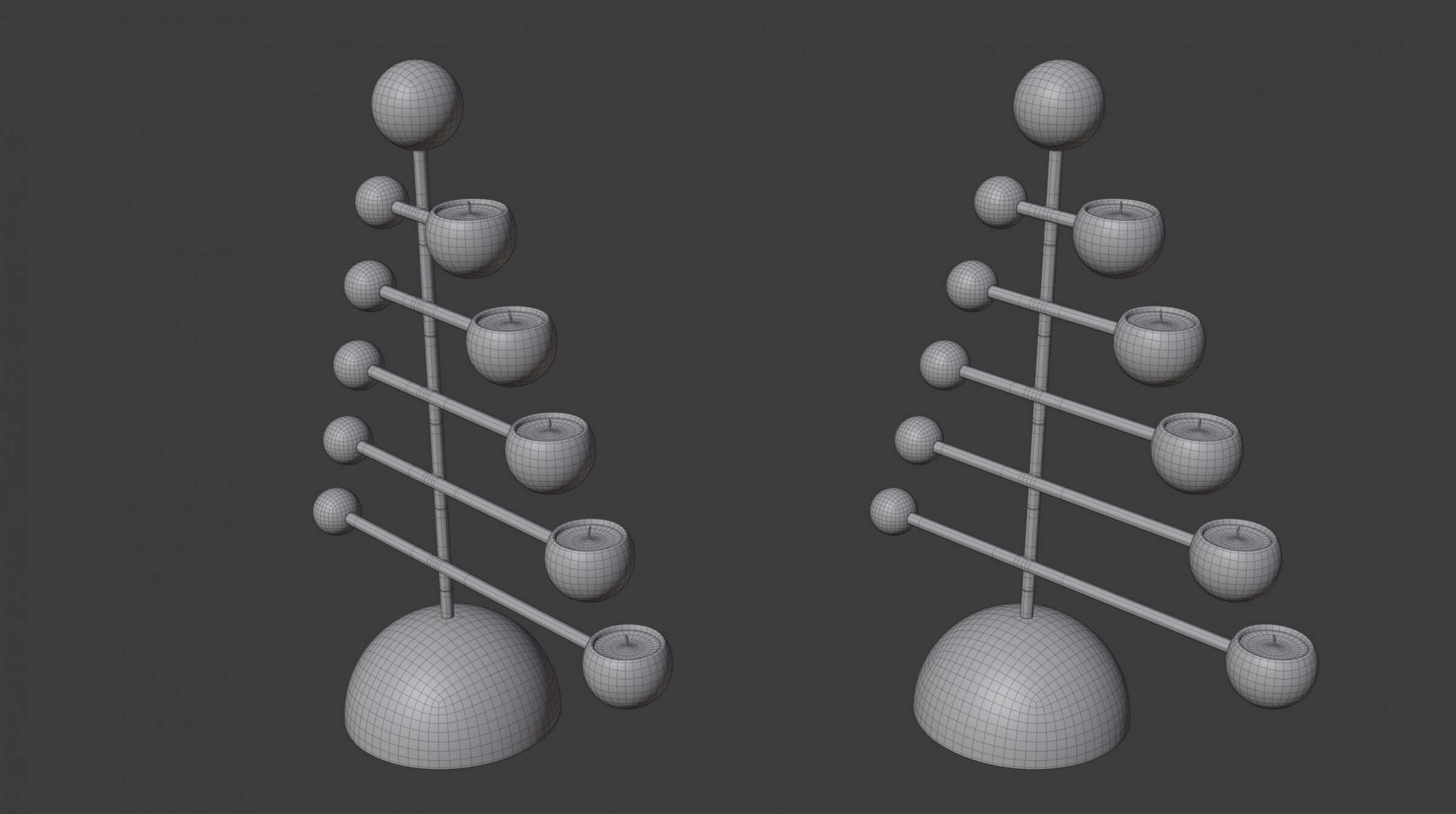 Teluria Candelabra - 3D Model by cagatay_cetin