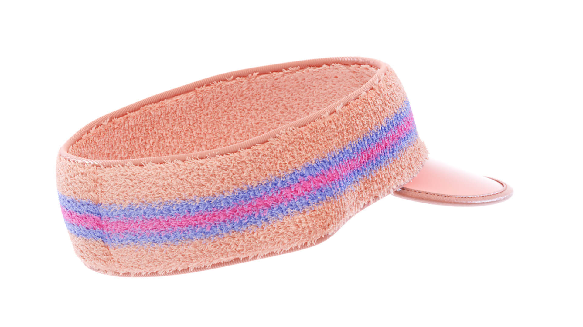 Terry Cloth Visor Cap - 3D Model by cagatay_cetin