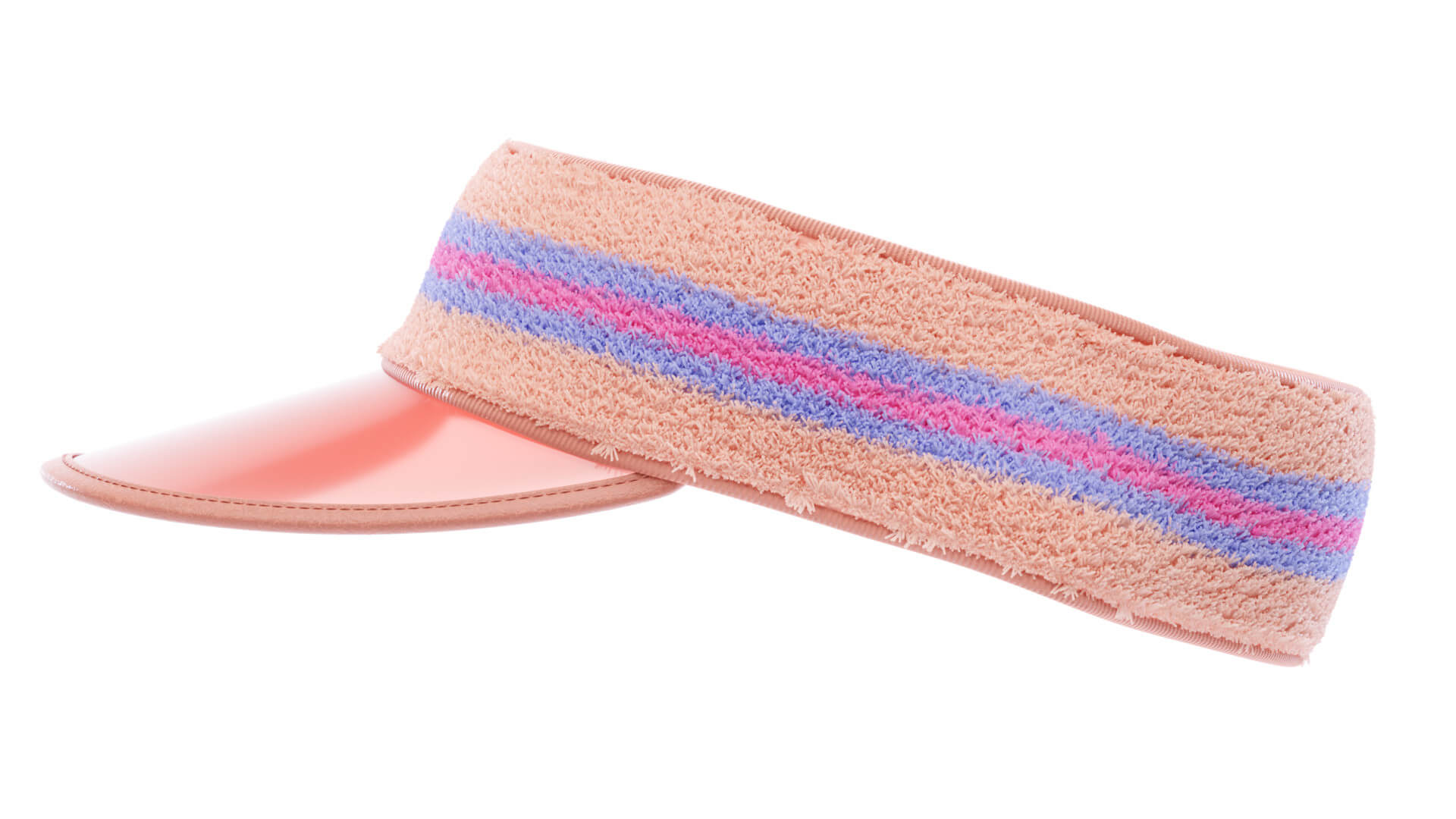 Terry Cloth Visor Cap - 3D Model by cagatay_cetin