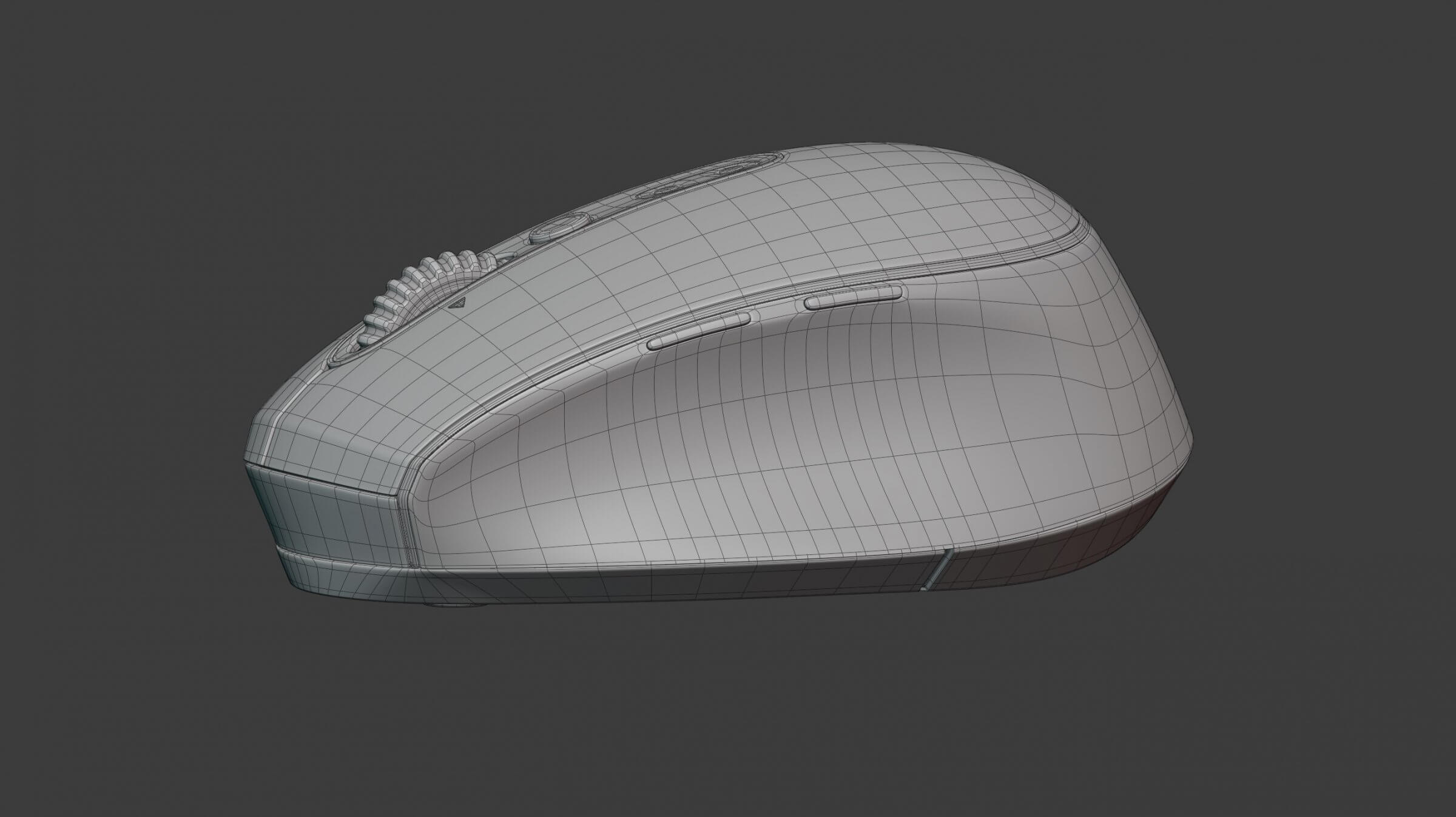 Wireless Mouse - 3D Model by cagatay_cetin