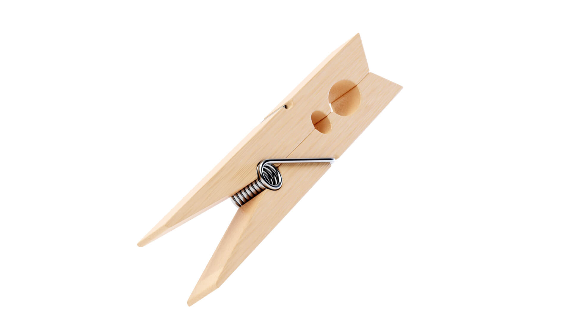 Wooden Clothespin - 3D Model by cagatay_cetin