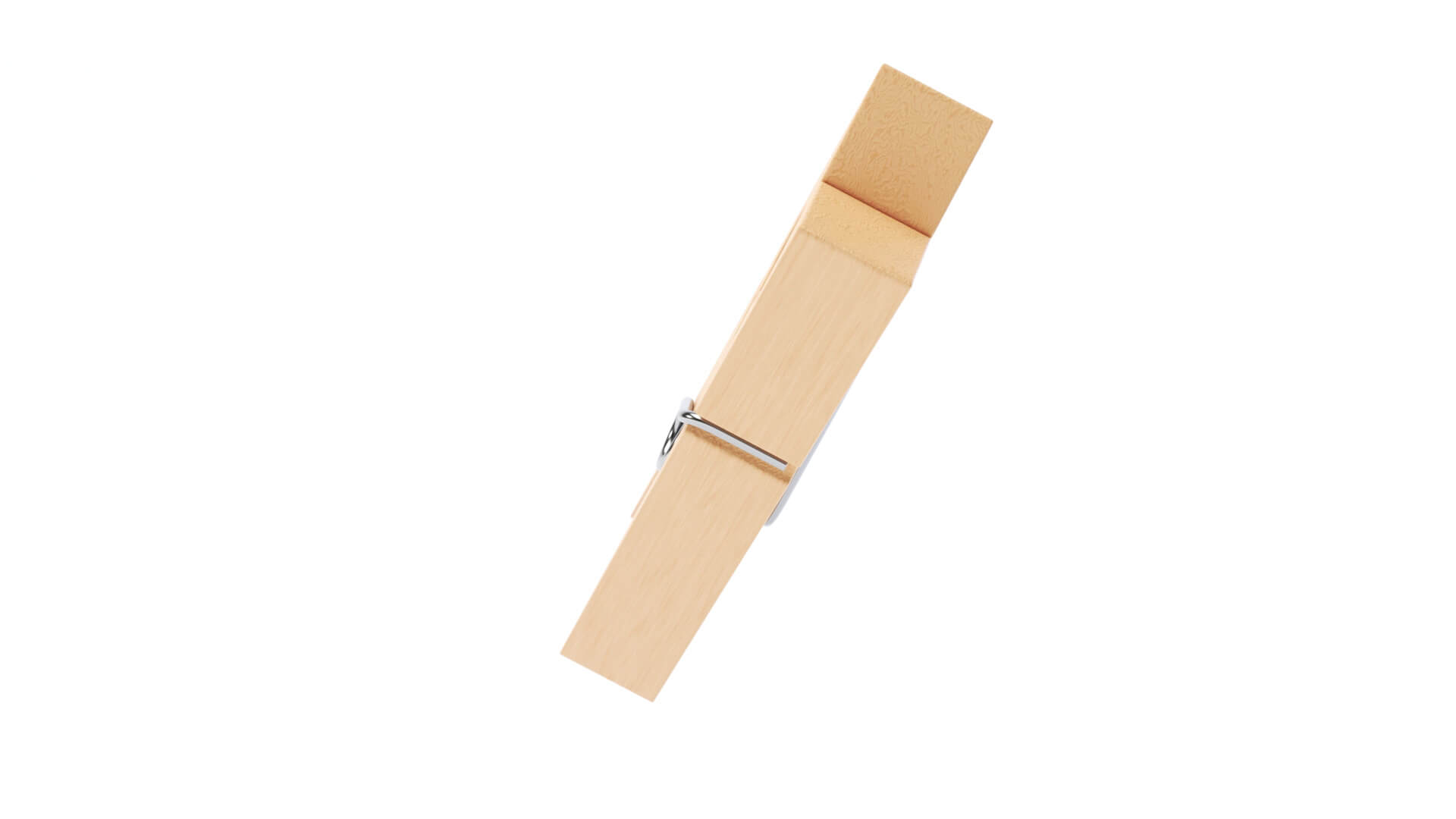 Wooden Clothespin - 3D Model by cagatay_cetin