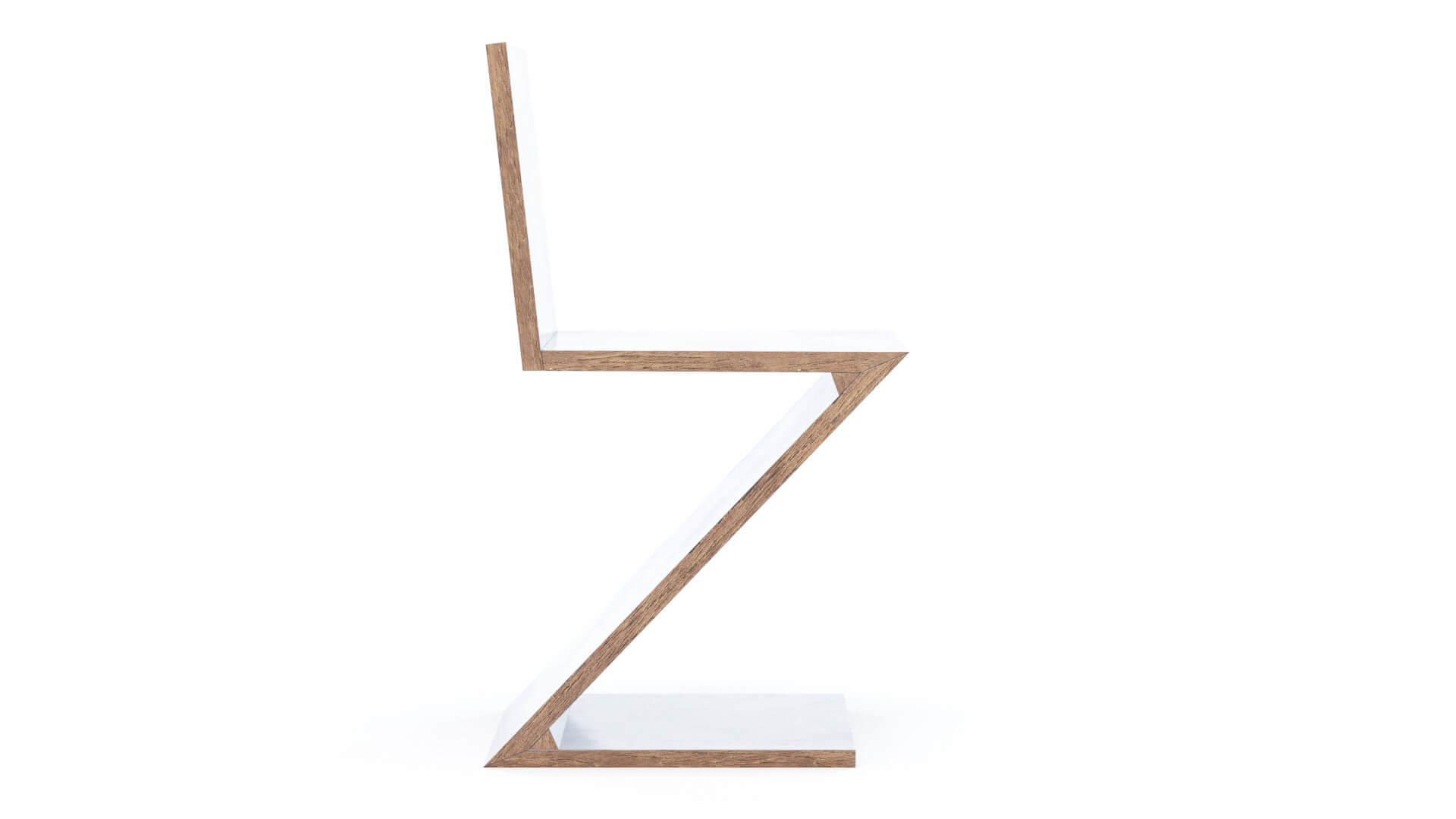 Zig Zag Chair - 3D Model by cagatay_cetin