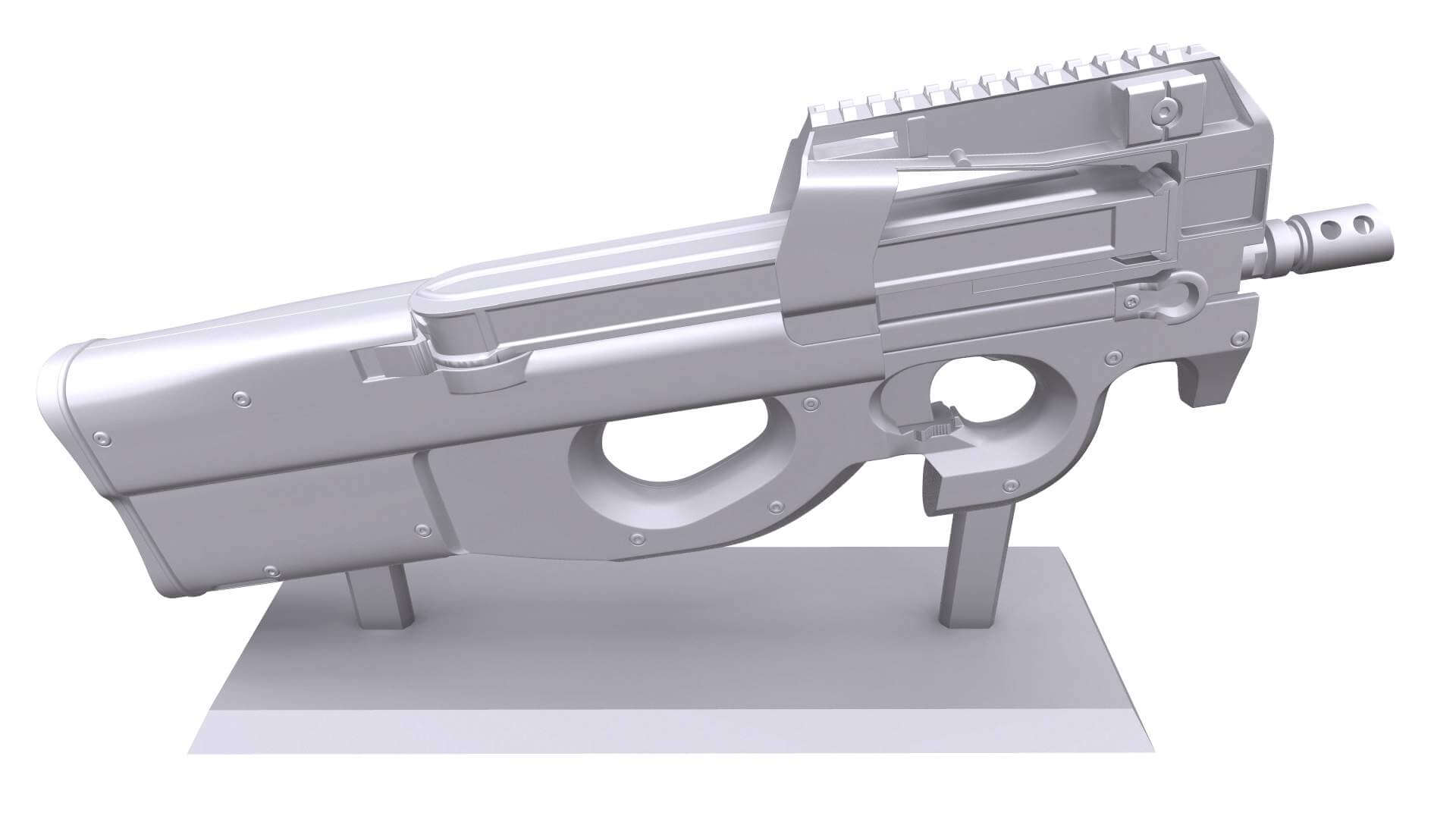 FN P90 Statuette - 3D Print Model by CallumFTW