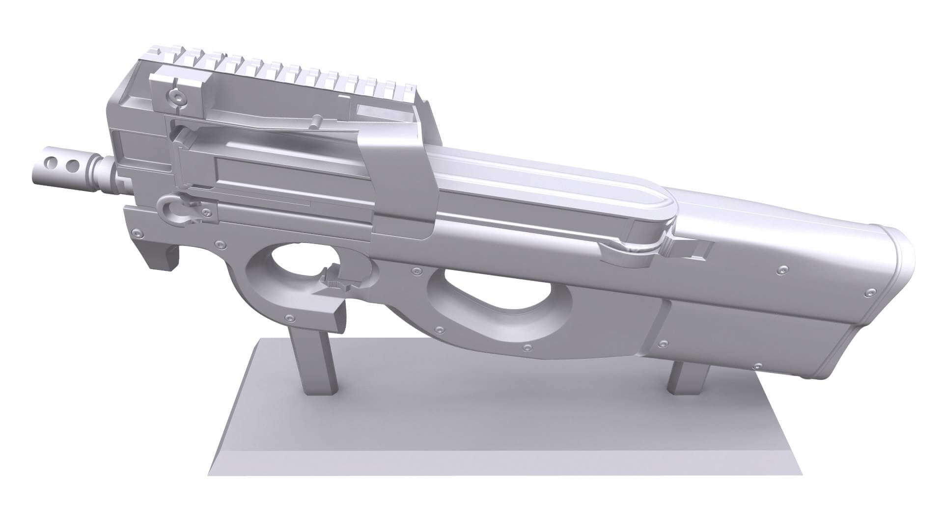 FN P90 Statuette - 3D Print Model by CallumFTW