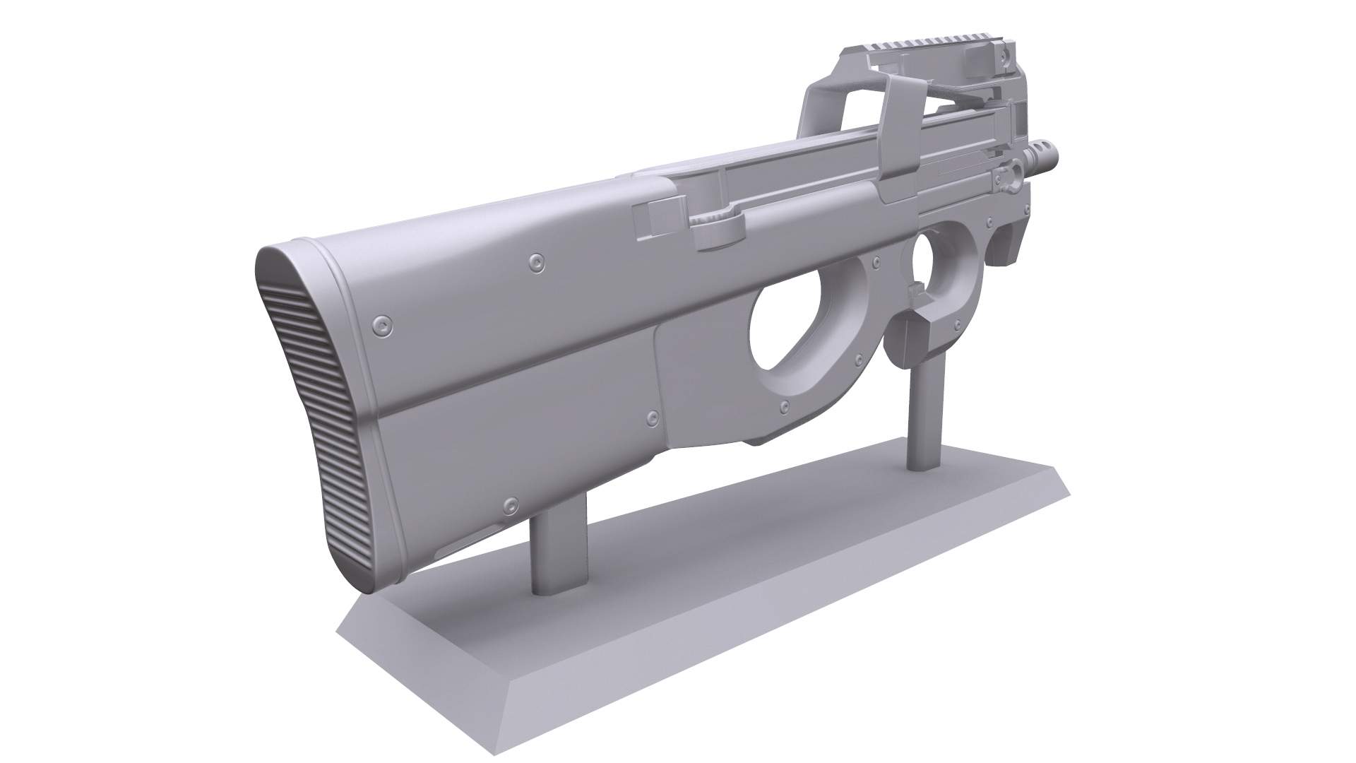FN P90 Statuette - 3D Print Model by CallumFTW