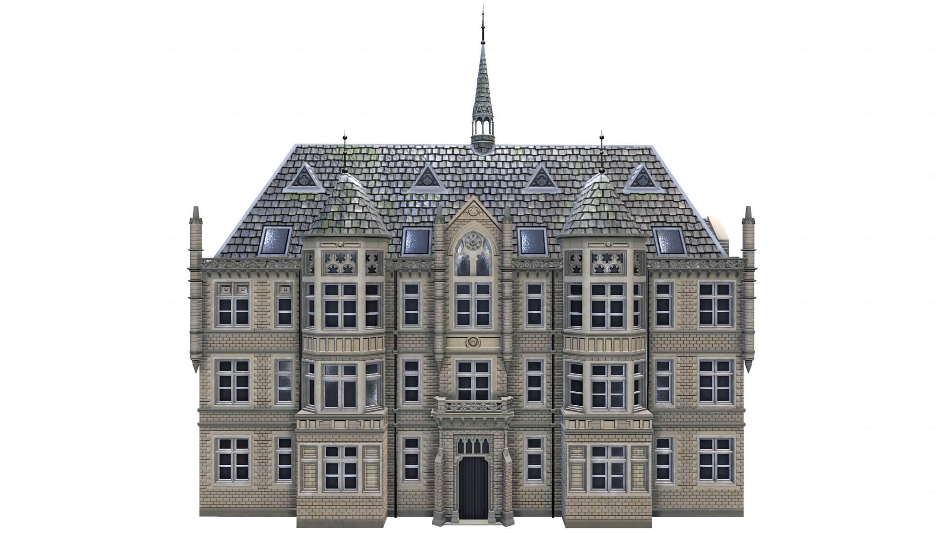 Gothic Building - 3D Model by CallumFTW