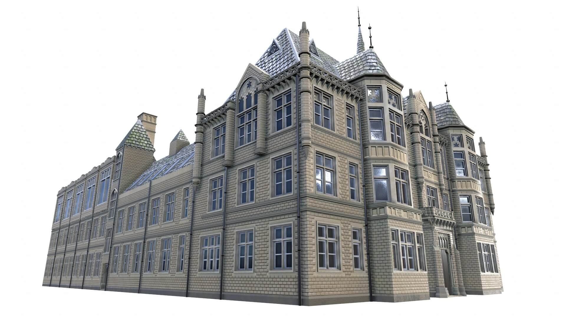 Gothic Building - 3D Model by CallumFTW