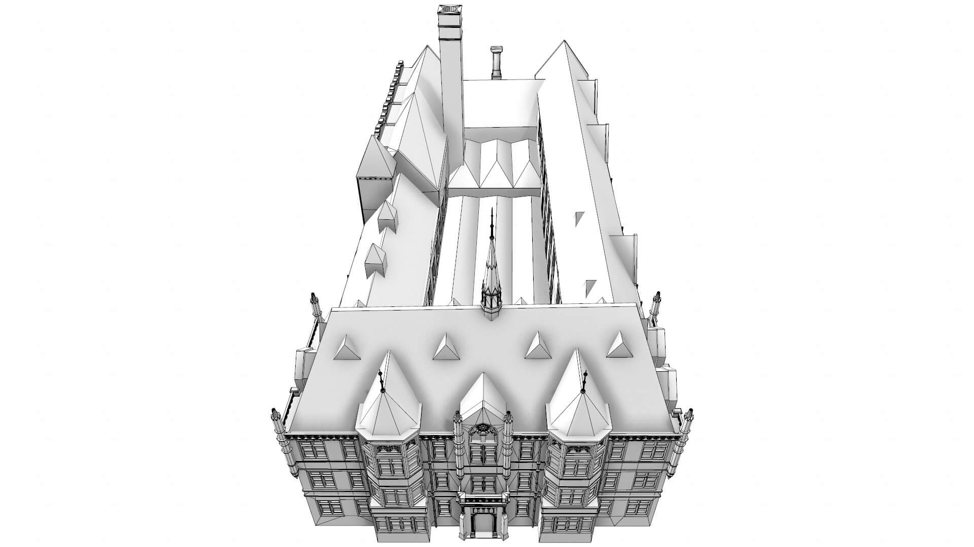 Gothic Building - 3D Model by CallumFTW