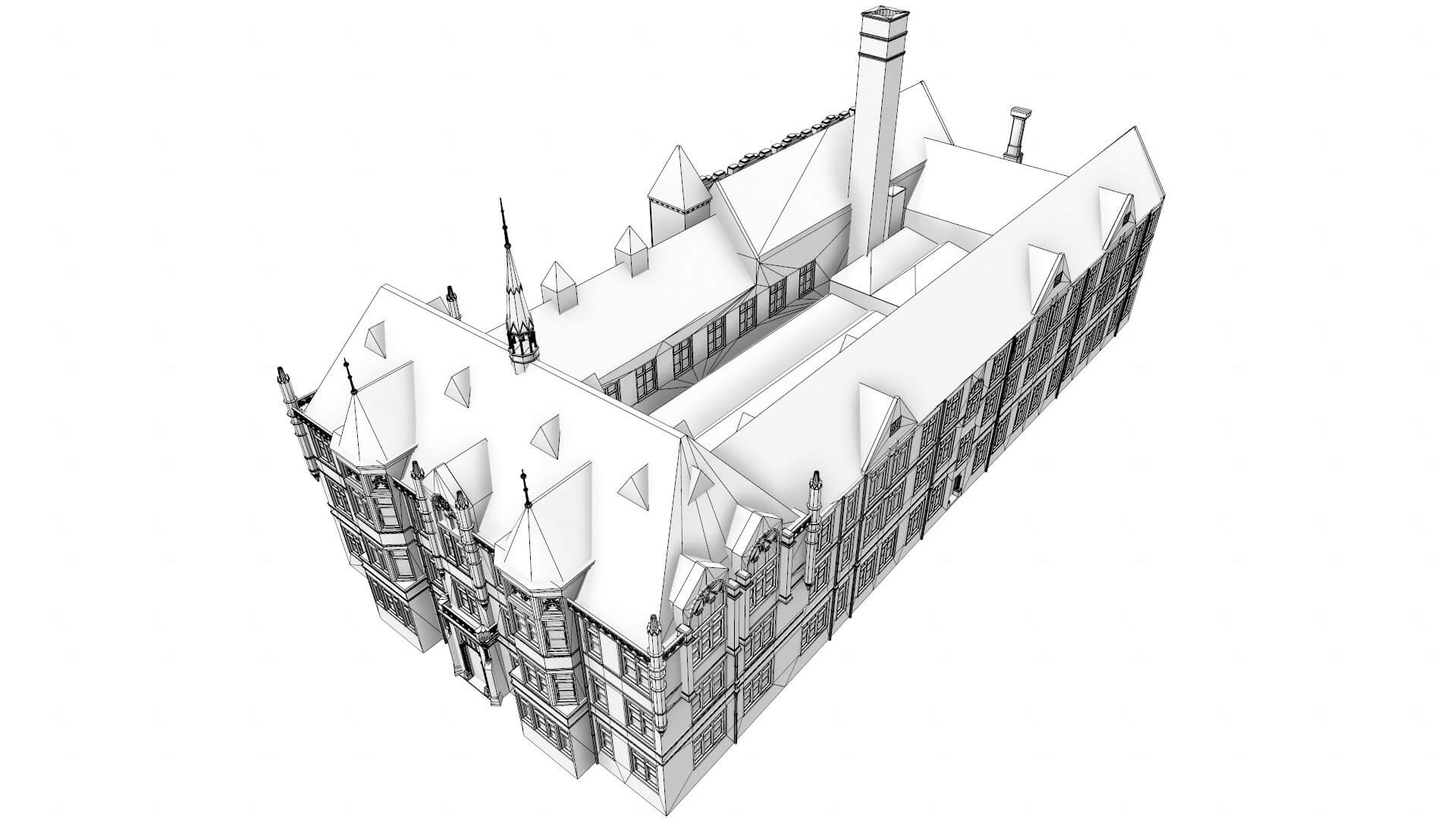 Gothic Building - 3D Model by CallumFTW