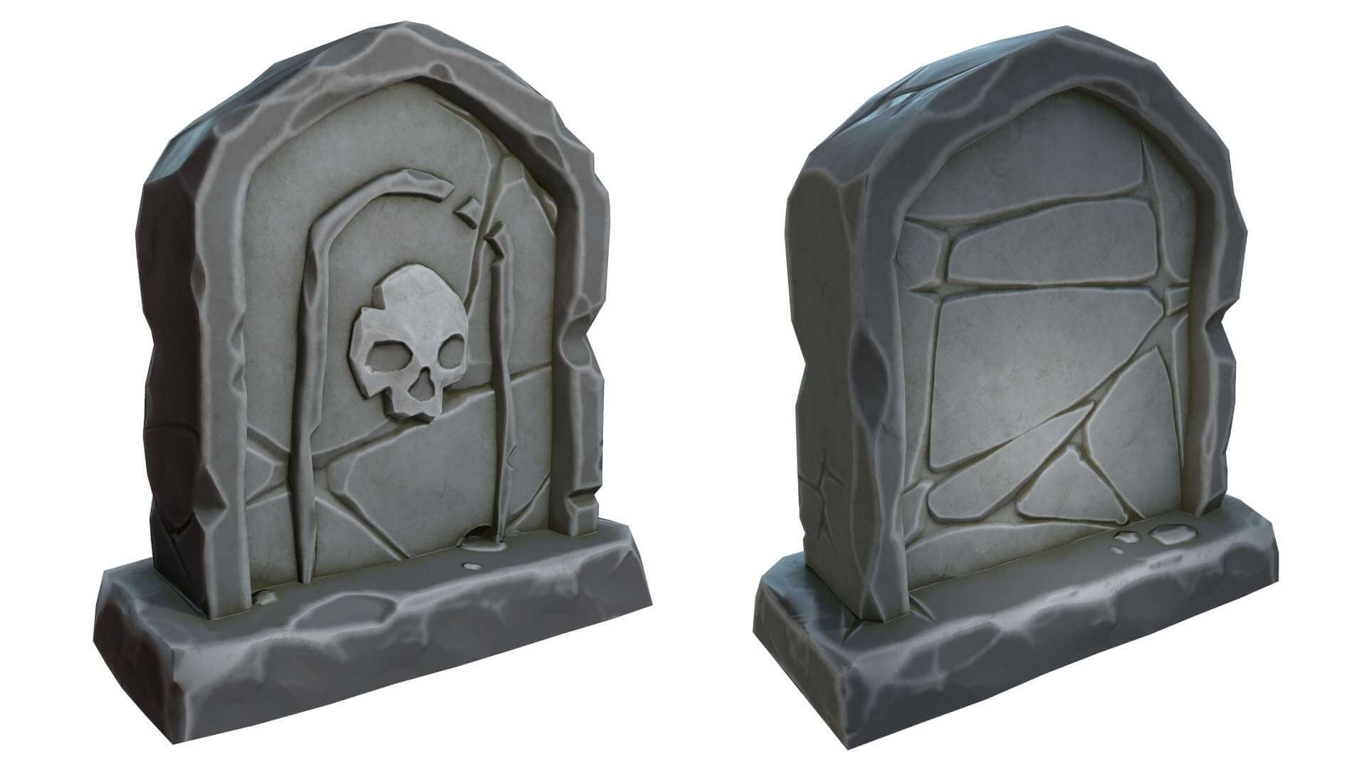 Grave Stone - 3D Model by CallumFTW