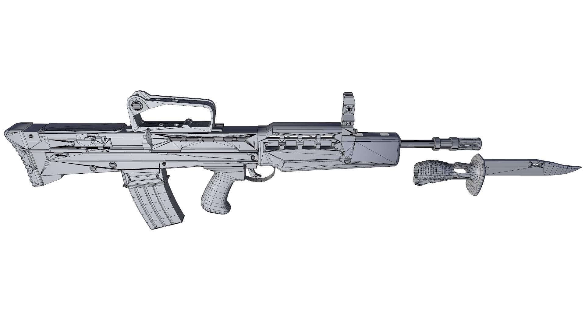 L85A2 British Assault Rifle - 3D Model by CallumFTW