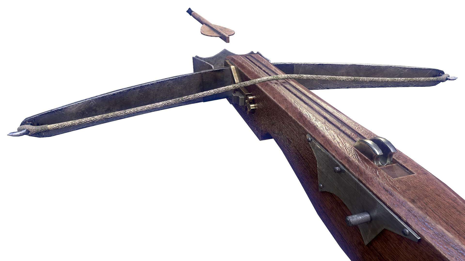 Late Medieval Crossbow - 3D Model by CallumFTW
