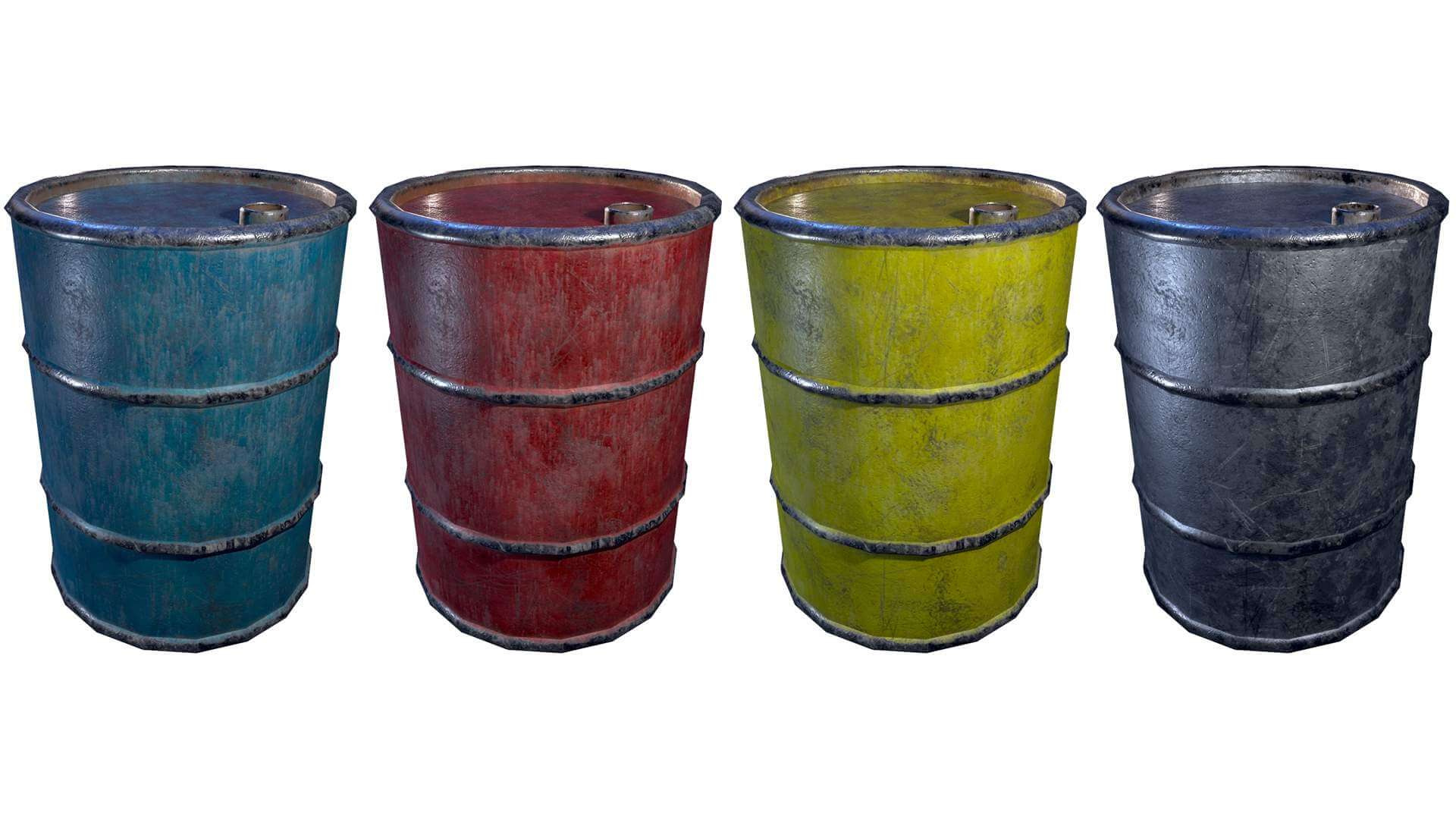 Metal Barrel - Free 3D Model by CallumFTW