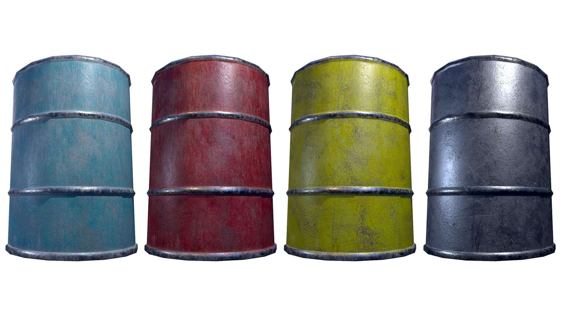 Metal Barrel - Free 3D Model by CallumFTW