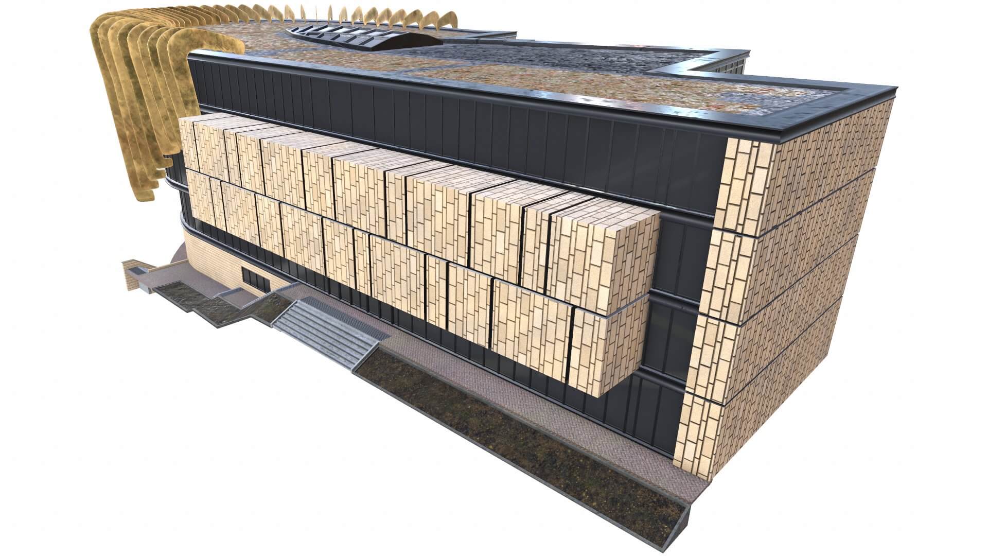 Modern Building Pack - 3D Model by CallumFTW