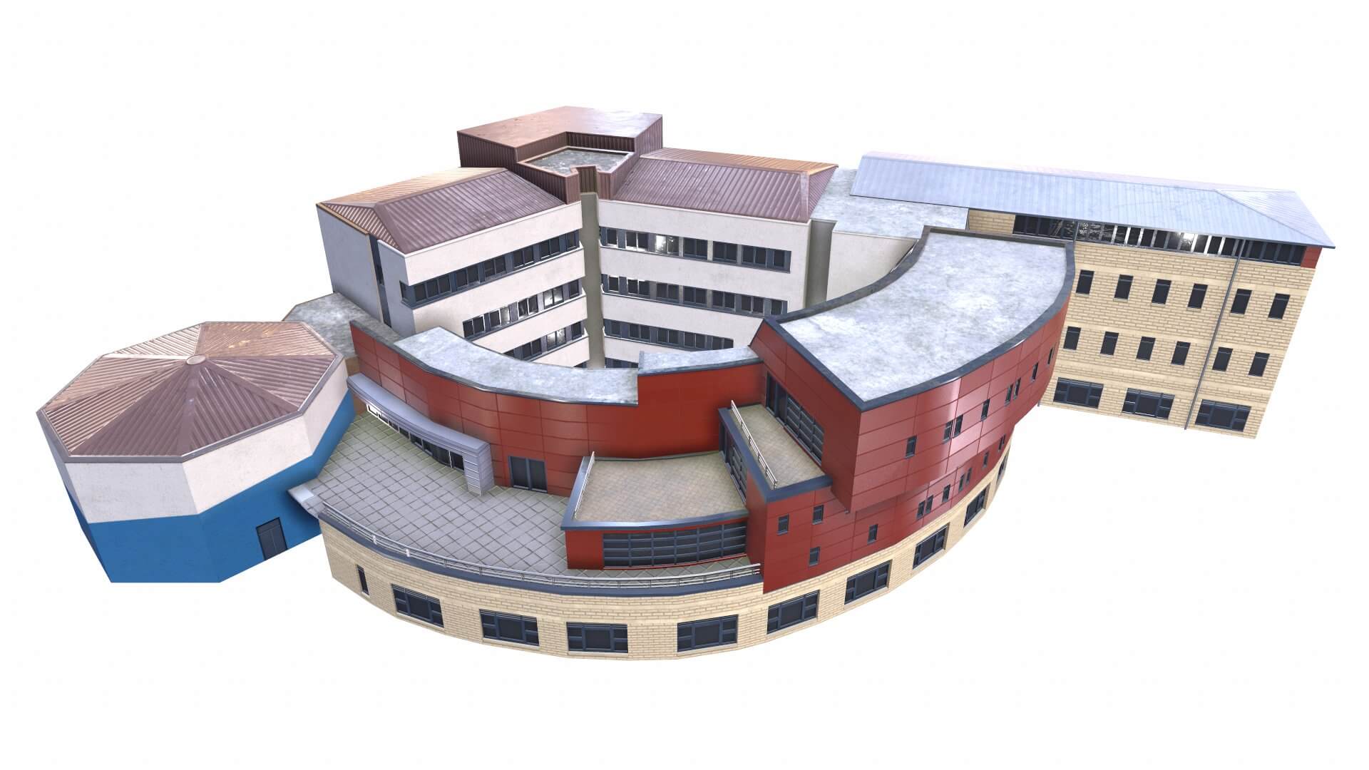 Modern Building Pack - 3D Model by CallumFTW