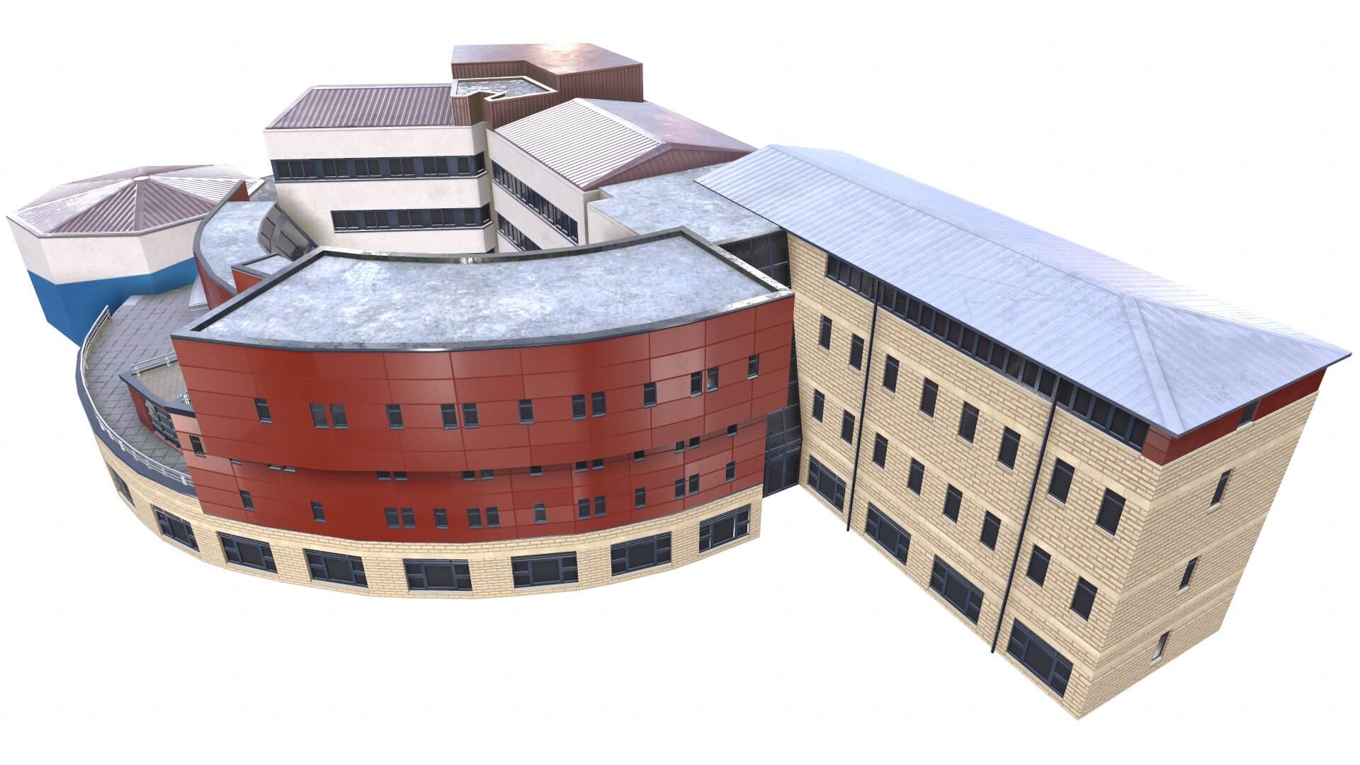 Modern Building Pack - 3D Model by CallumFTW