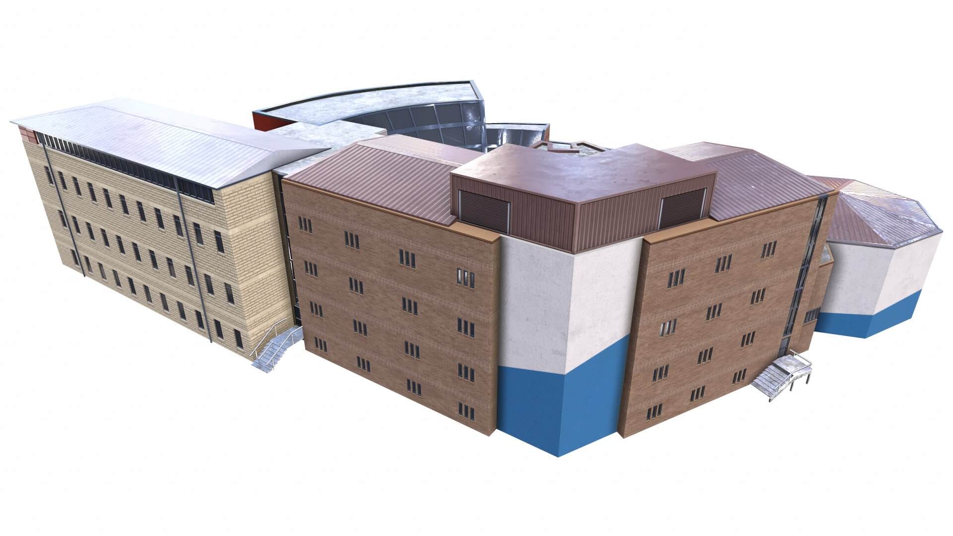 Modern Building Pack - 3D Model by CallumFTW