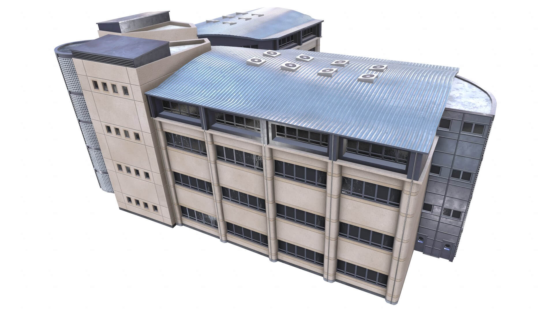 Modern Building Pack - 3D Model by CallumFTW