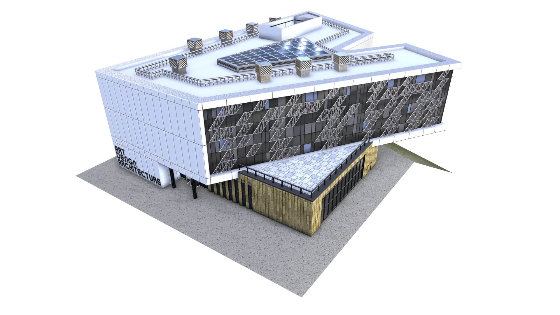 Modern Building Pack - 3D Model by CallumFTW