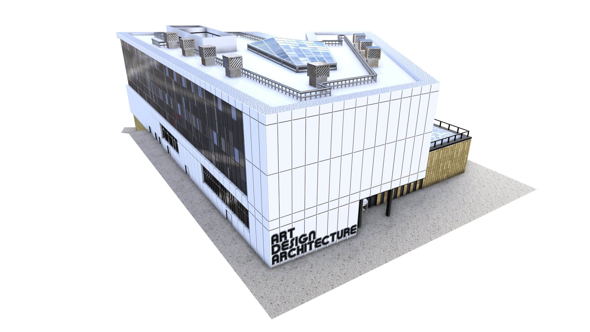 Modern Building Pack - 3D Model by CallumFTW