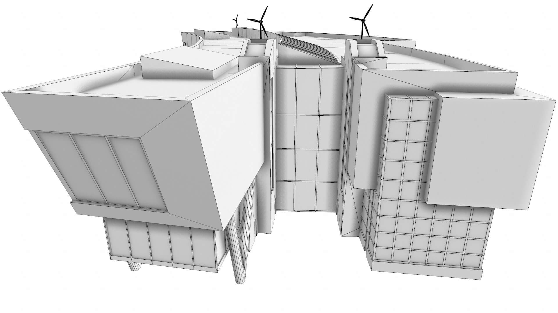 Modern Building Pack - 3D Model by CallumFTW