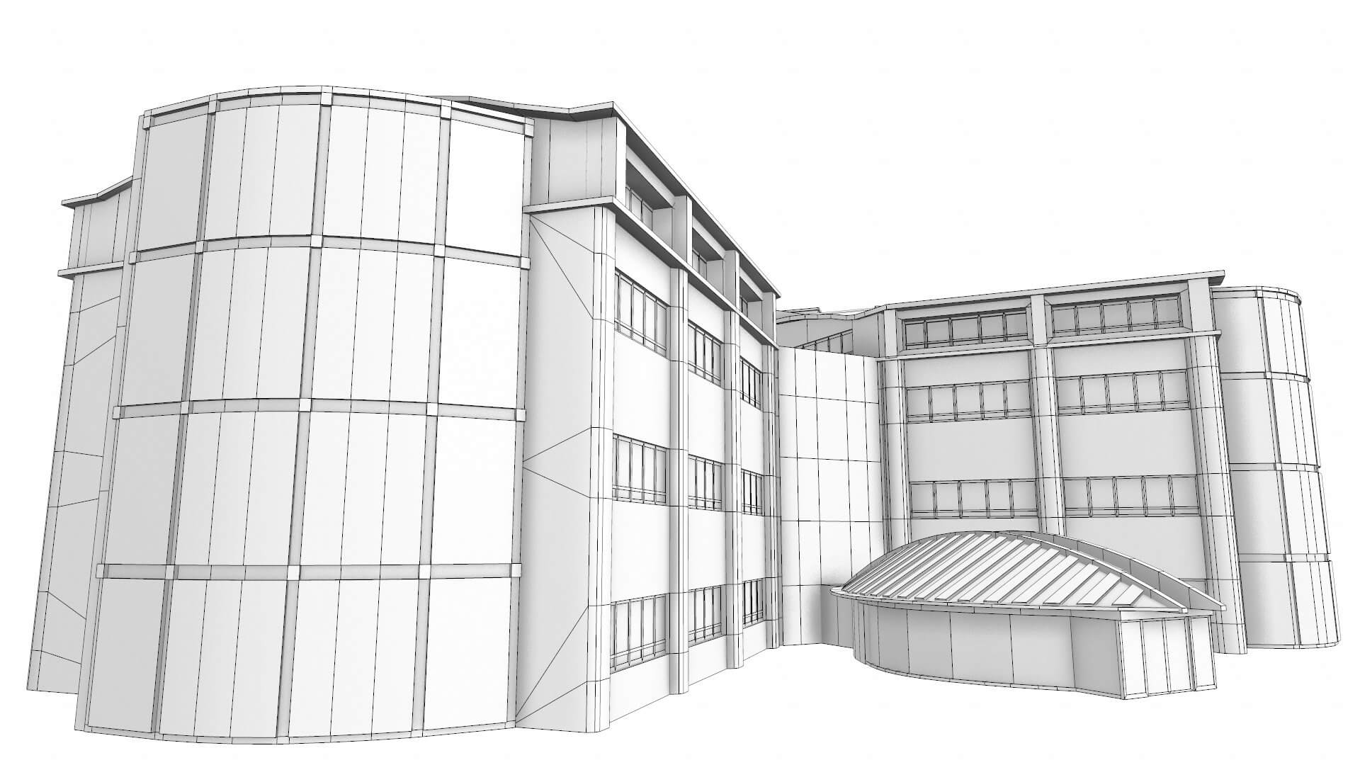 Modern Building Pack - 3D Model by CallumFTW