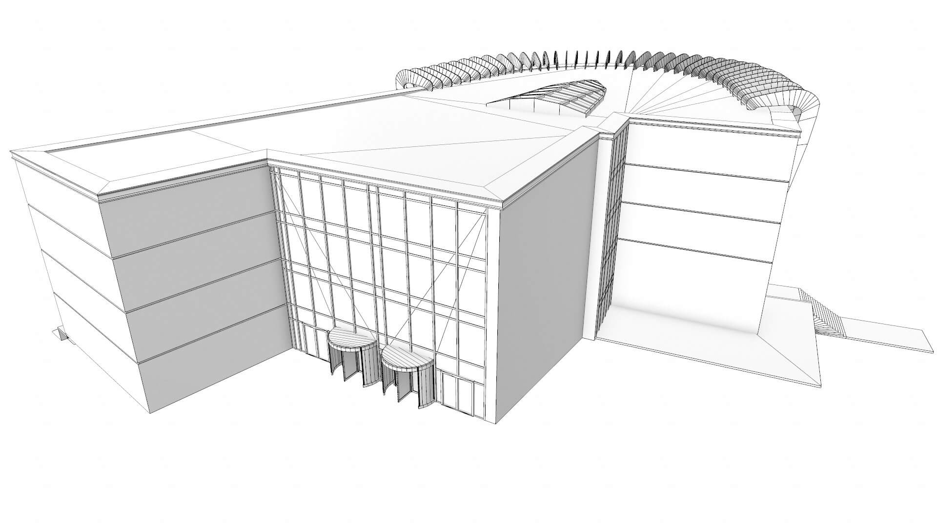 Modern Building Pack - 3D Model by CallumFTW