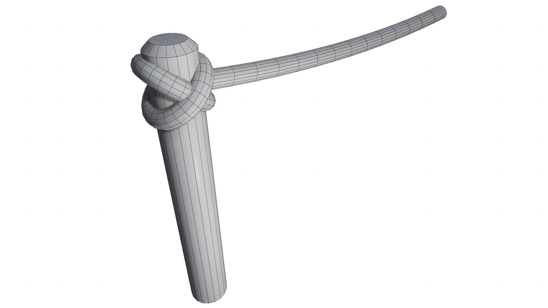 Rope Fence - 3D Model by CallumFTW