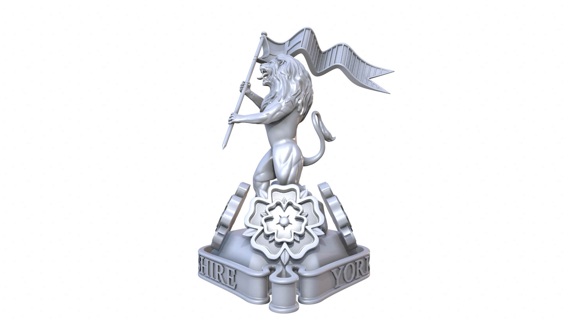 Royal Yorkshire Regiment Insignia - 3D Model by CallumFTW