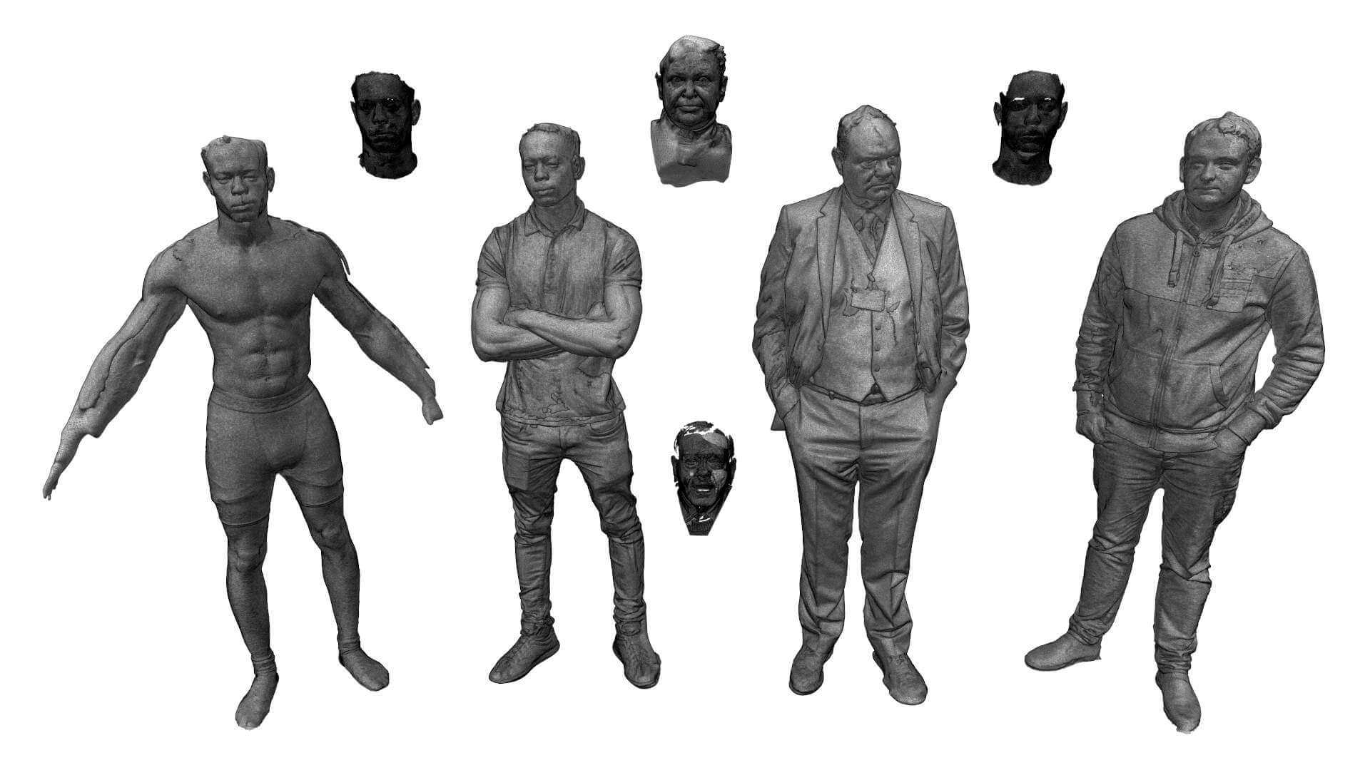 Human Scan Data Pack - 3D Model by CallumFTW