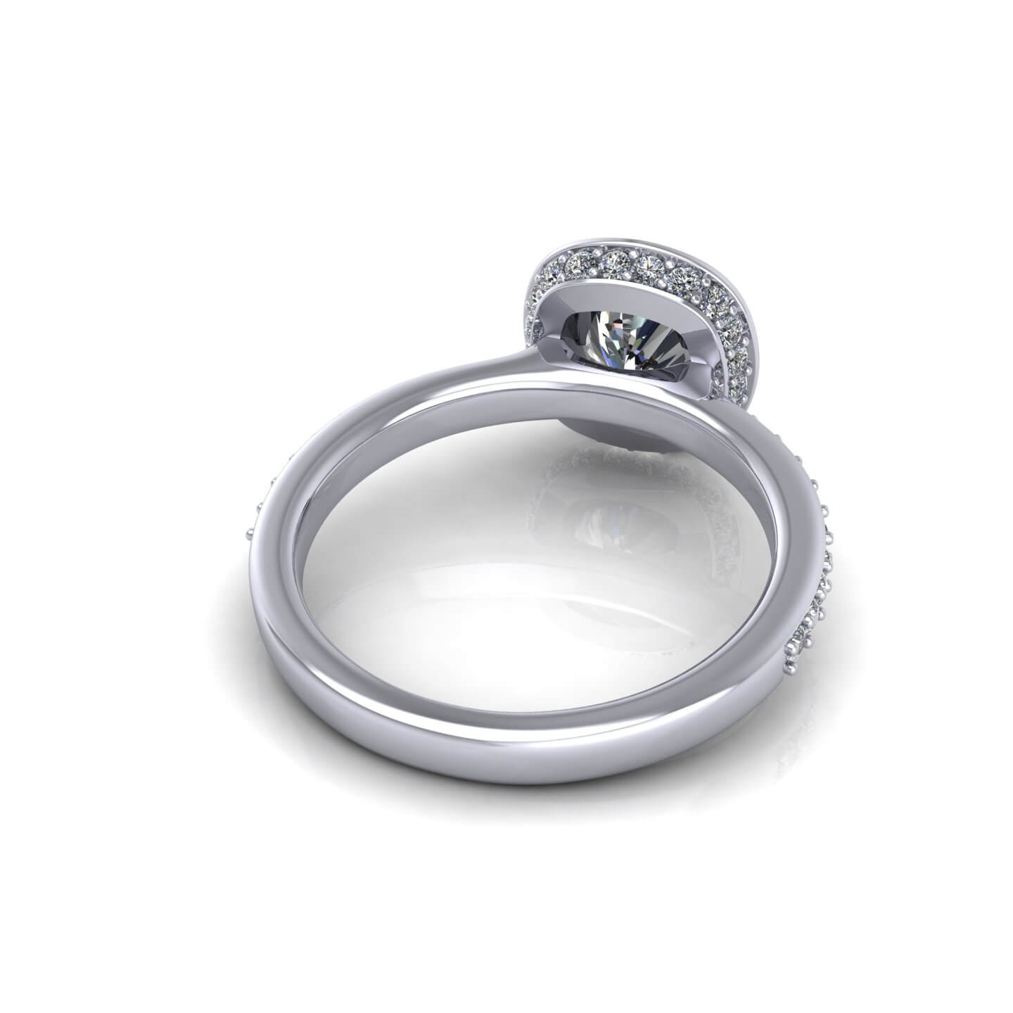 Channel Set Diamond Ring - 3D Model by calorano