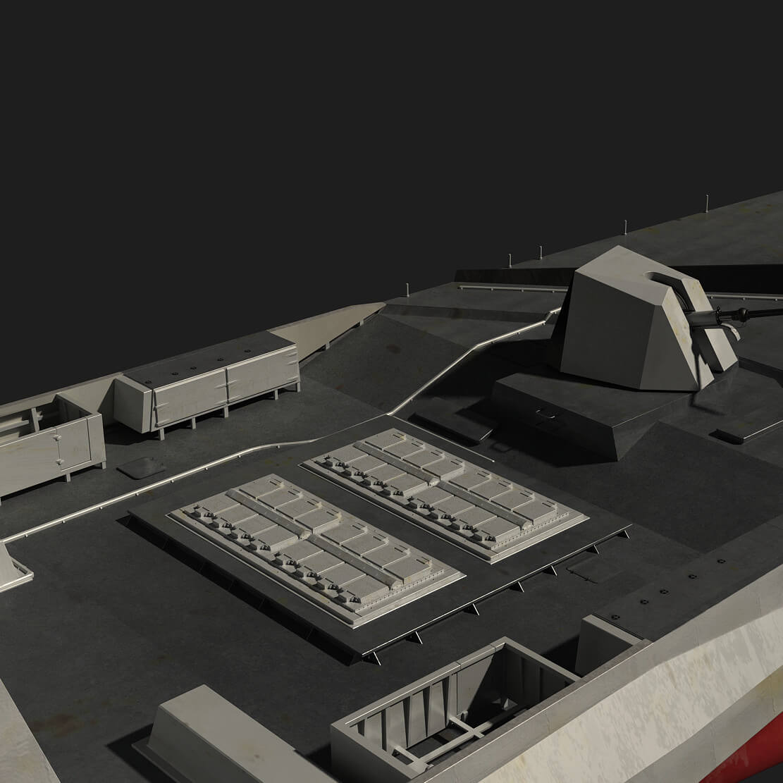French Navy Fremm Frigate D650 Aquitaine - 3D Model by Camelot Inc