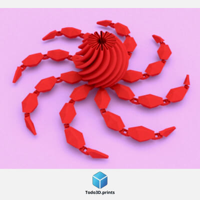 Twisted Octopus - 3D Model by camilorios31