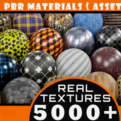 5000+ PBR Textures - 3D Material or Shader by Can Of Textures