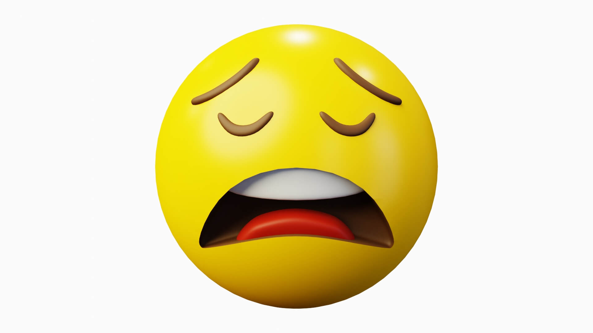 10 Emoticon Yellow Ball Pack Part 4 - 3D Model by cangbacang