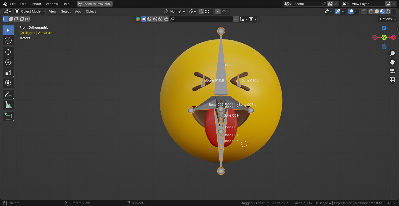 10 Emoticon Yellow Ball Pack Version 1 - 3D Model by cangbacang
