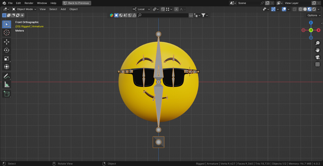 10 Emoticon Yellow Ball Pack Version 1 - 3D Model by cangbacang