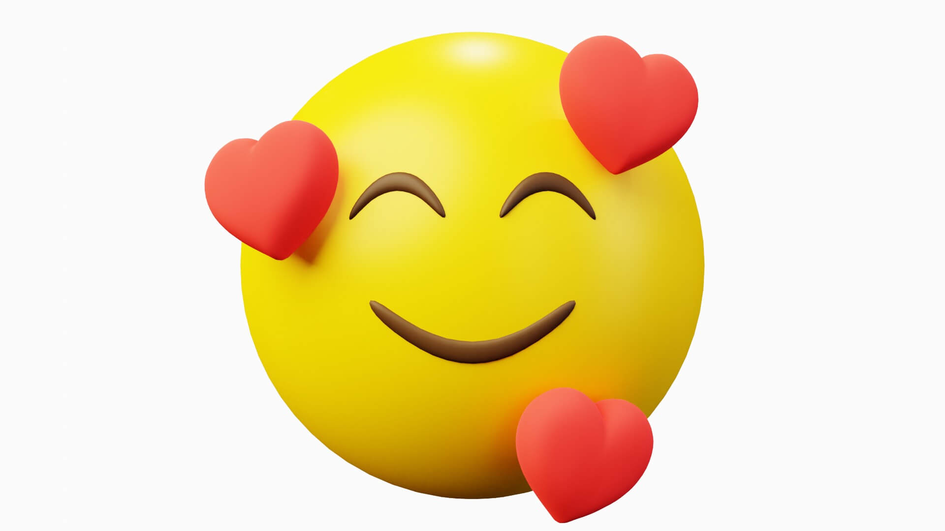 10 Emoticon Yellow Ball Pack Version 2 - 3D Model by cangbacang