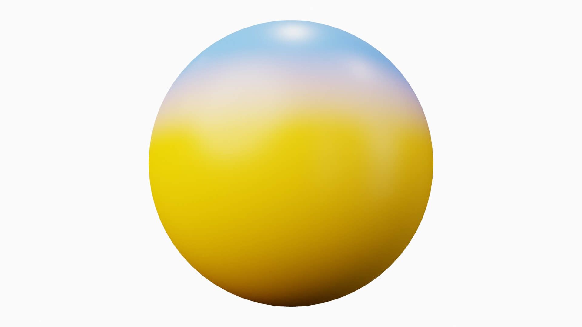 Afraid or Scared Yellow Ball Emoticon Emoji or Smiley - 3D Model by ...