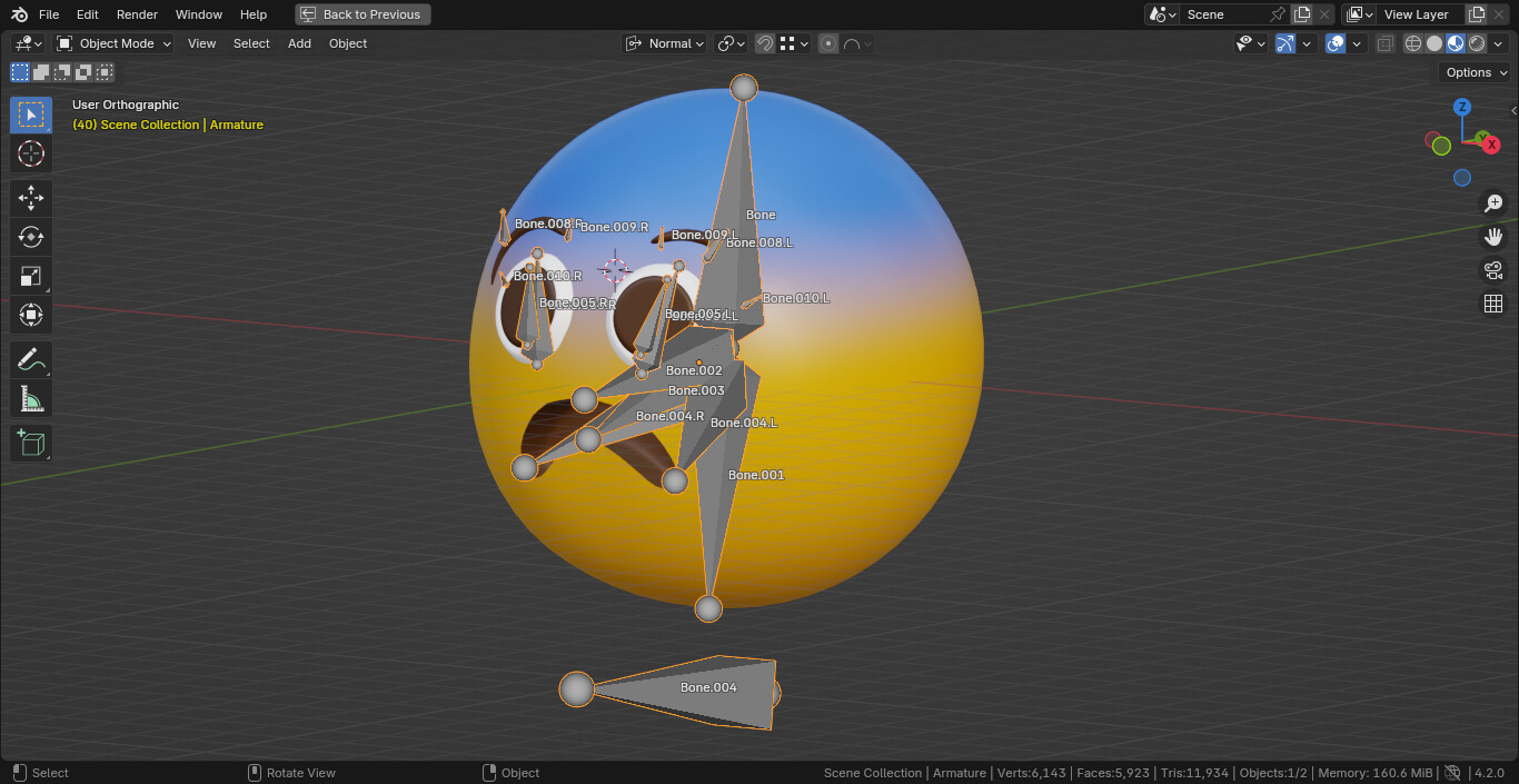 Afraid or Scared Yellow Ball Emoticon Emoji or Smiley - 3D Model by ...