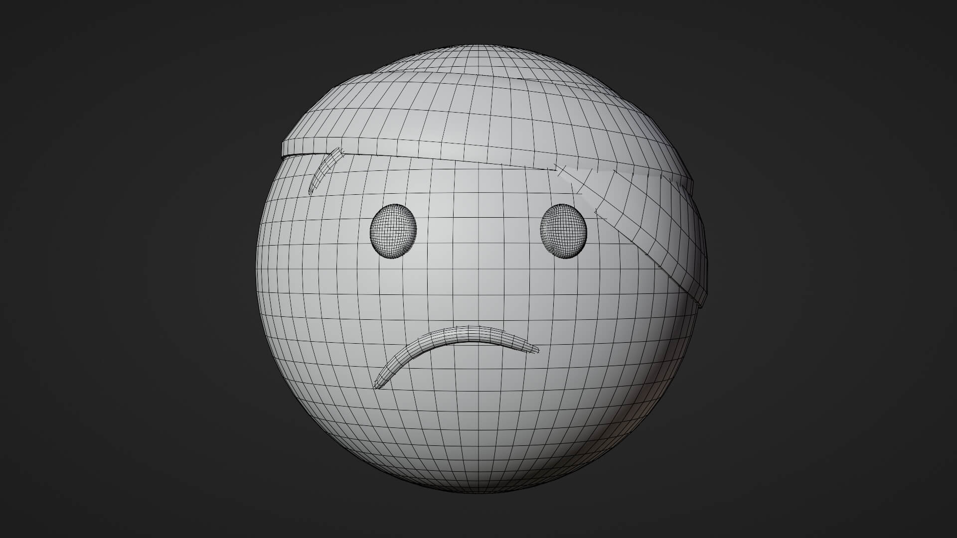 Bandage Head Emoticon Emoji or Smiley - 3D Model by cangbacang
