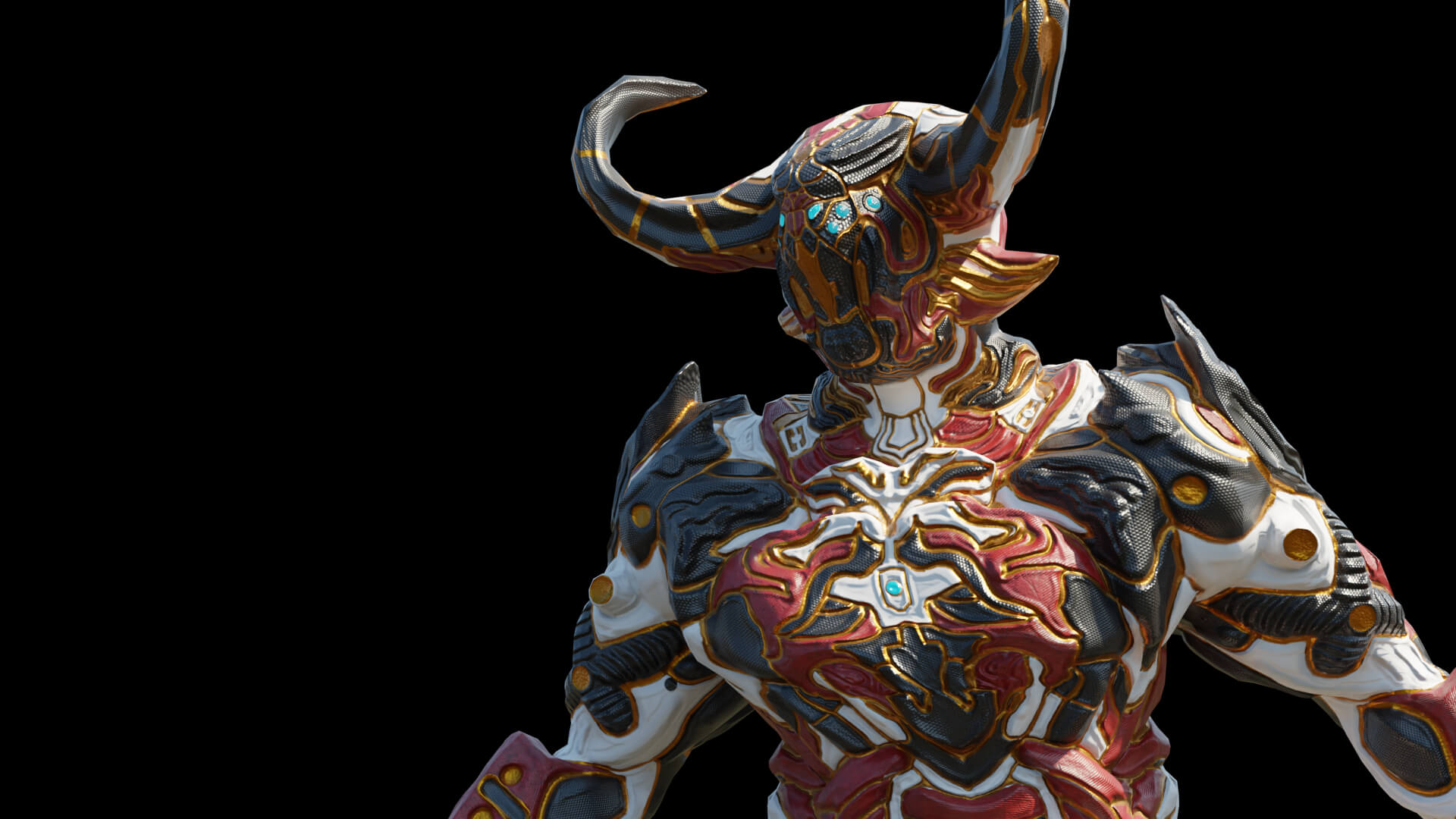 Biotech Cyborg Santrasa - 3D Model by cangbacang