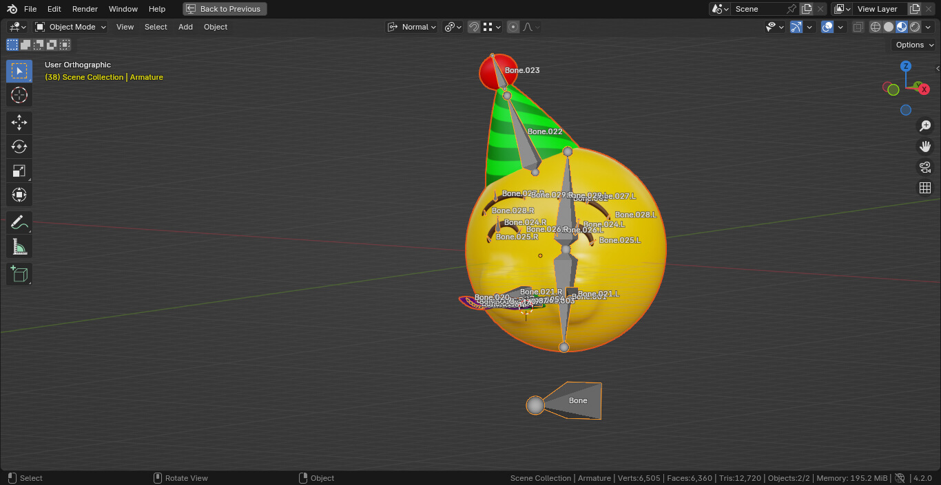 Celebration Face Emoticon Emoji or Smiley - 3D Model by cangbacang