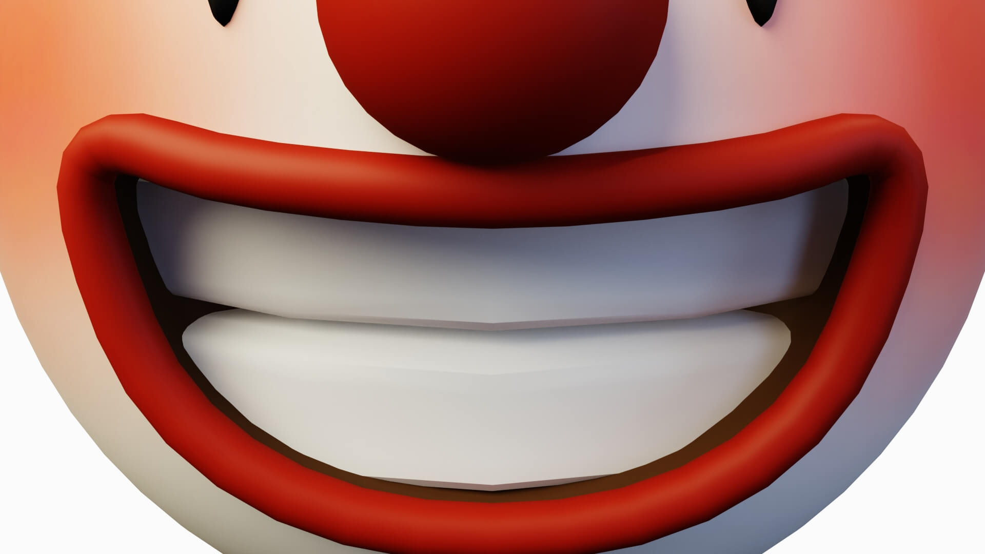 Clown Circus Emoticon Emoji or Smiley - 3D Model by cangbacang