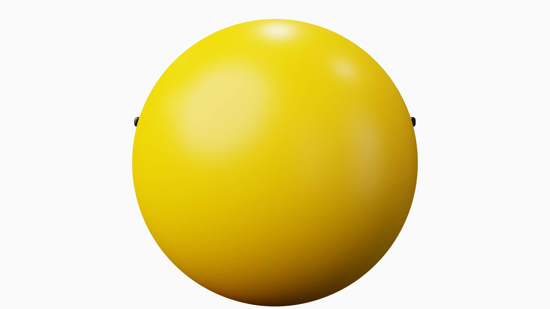 Cooler Than You Yellow Ball Emoticon Emoji or Smiley - 3D Model by ...