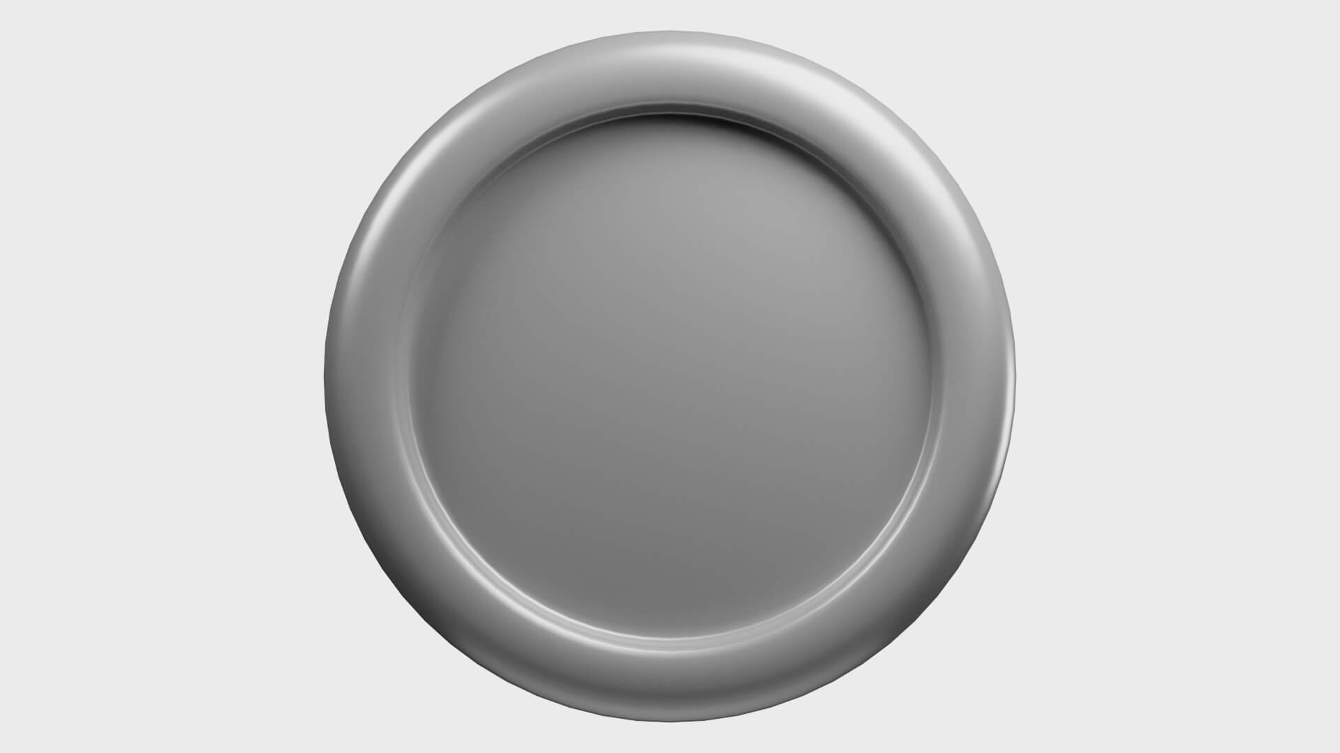 Cronos or Cro Silver Crypto Coin With Cartoon Style - 3D Model by ...