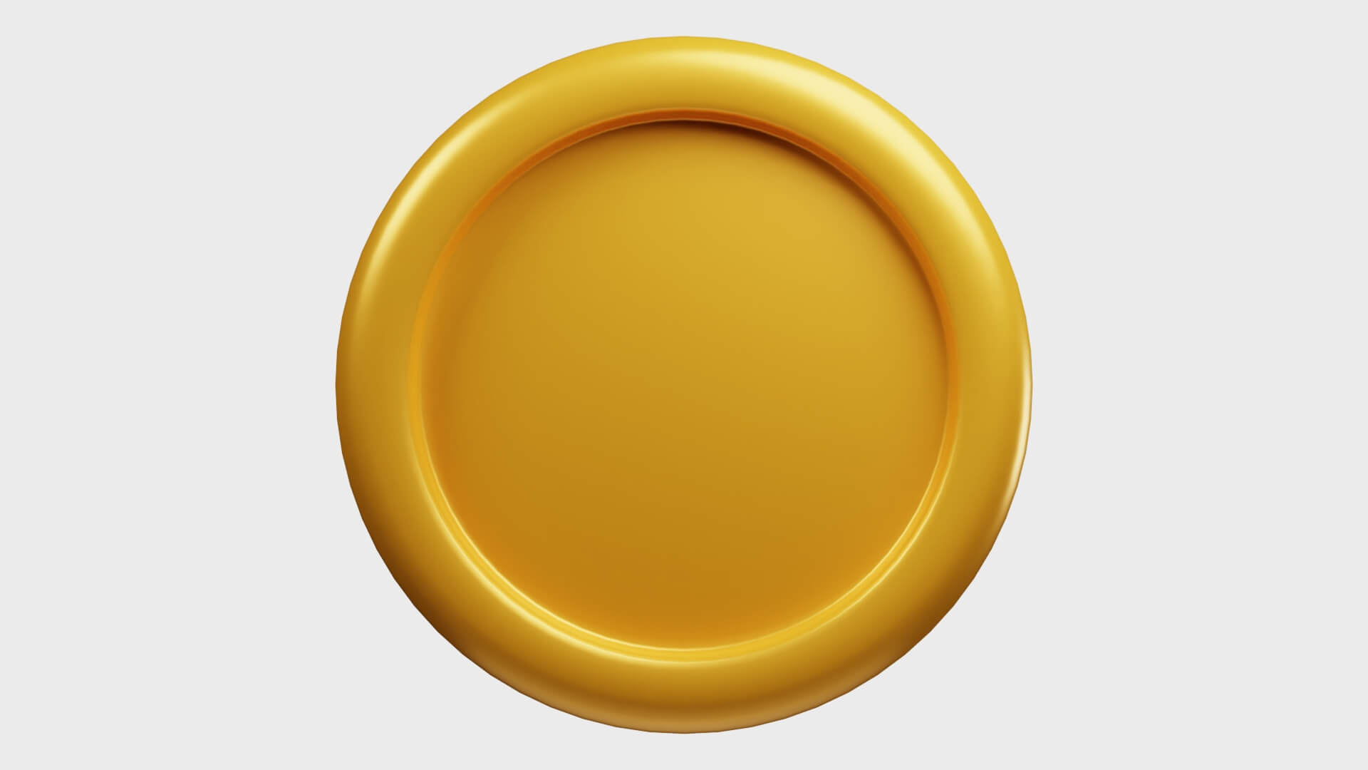 Dai Gold Crypto Coin With Cartoon Style - 3D Model by cangbacang